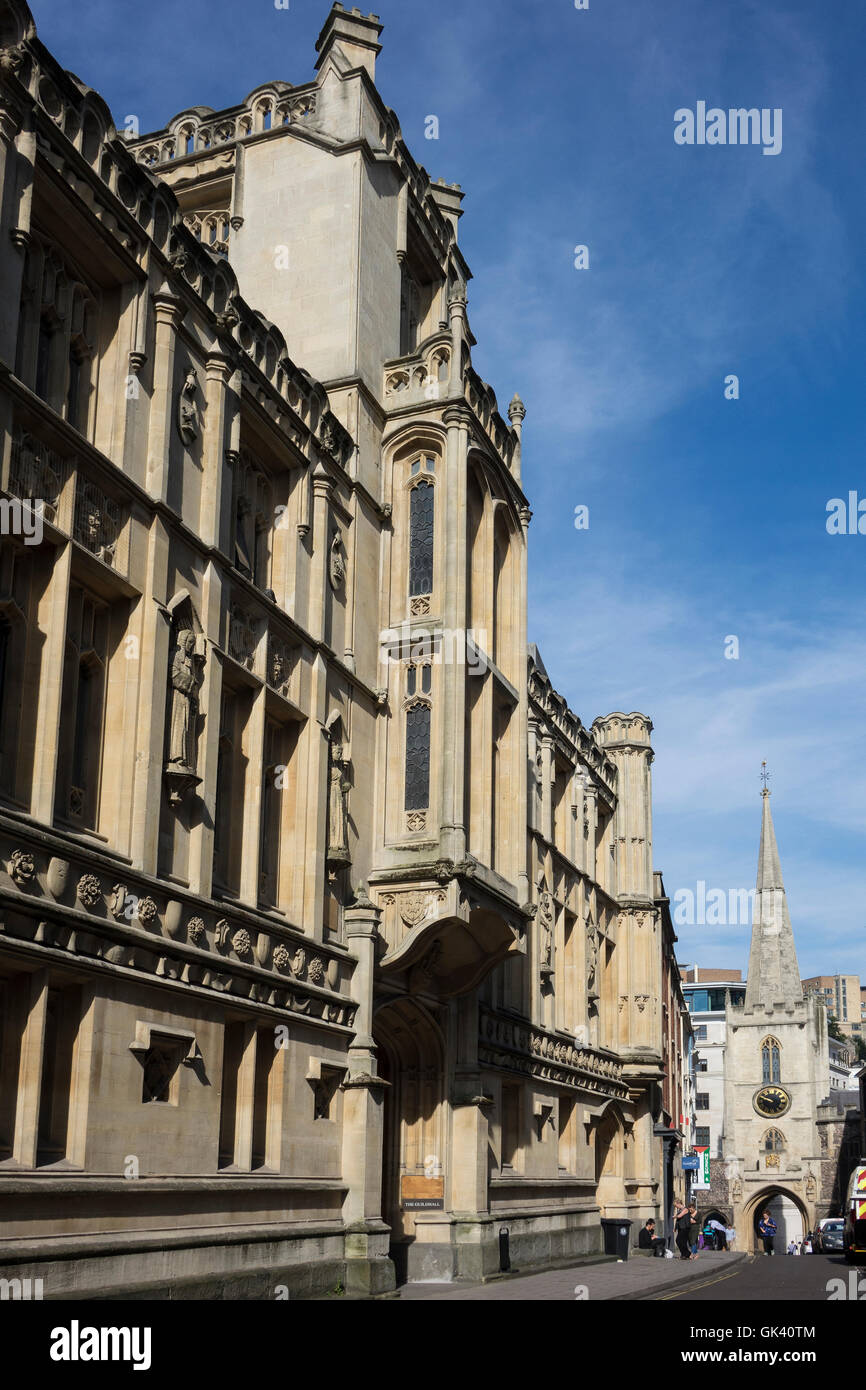 England, Bristol, Guildhall & Broad street Stock Photo - Alamy