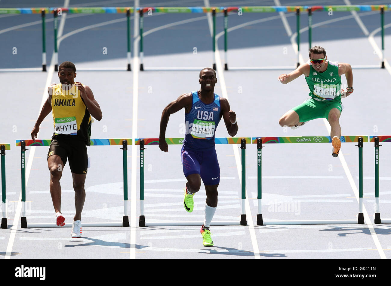 Usas kerron clement takes gold hi-res stock photography and images - Alamy
