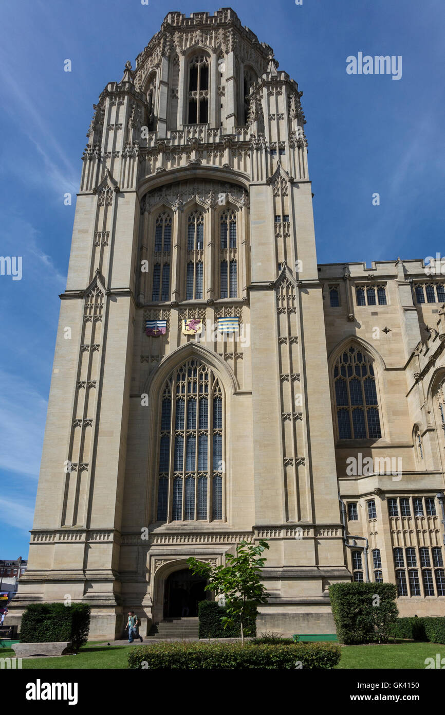 England, Bristol, Wills memorial Building Stock Photo - Alamy