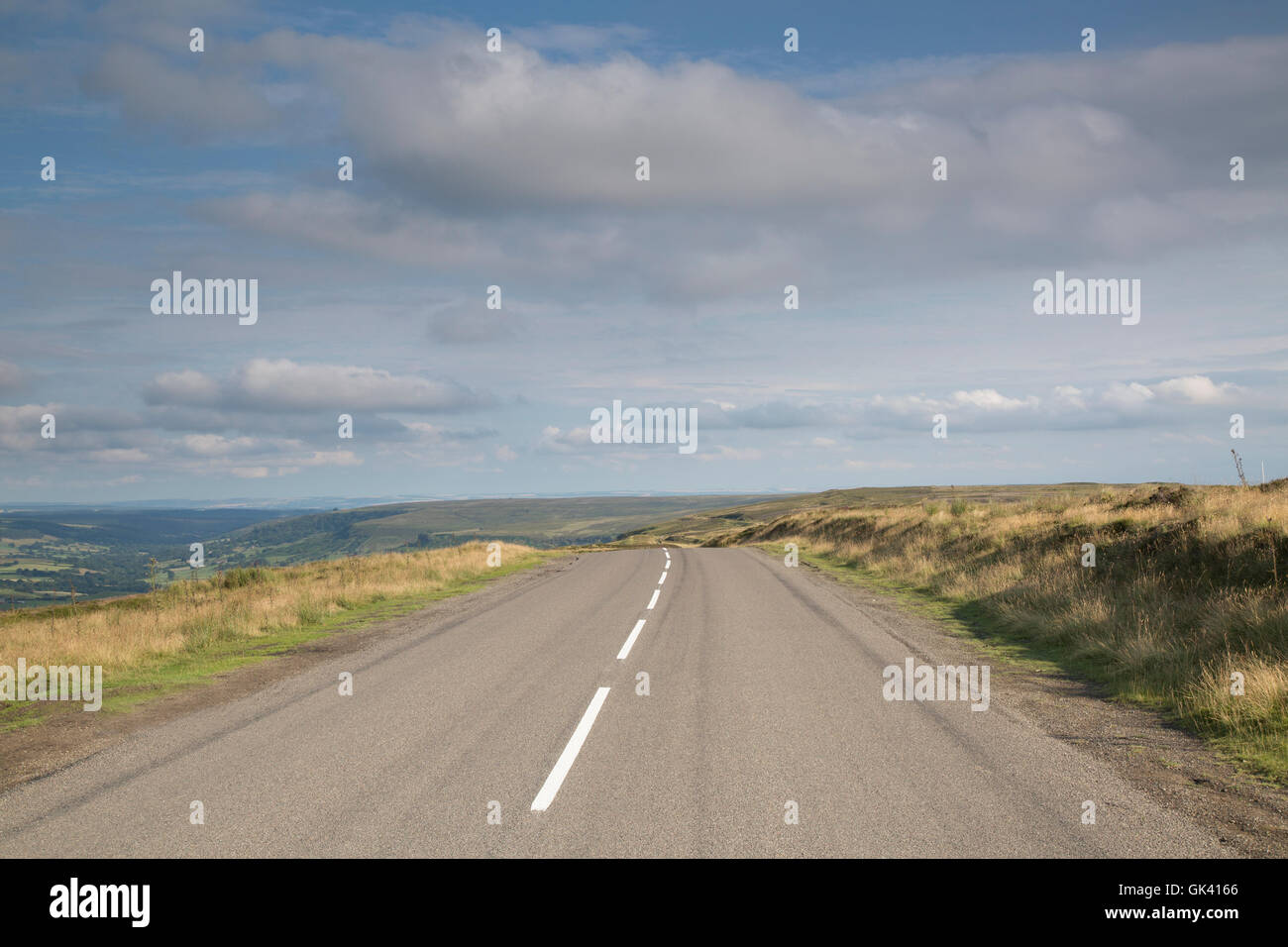 Open Road, North Yorkshire Moors; England; UK Stock Photo - Alamy