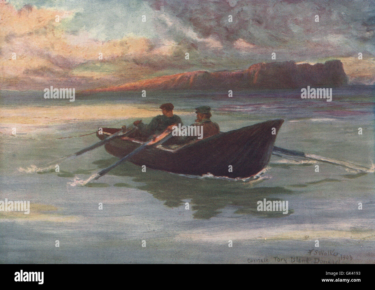 'A Coracle, Tory Island' by Francis Sylvester Walker. Ireland, old ...