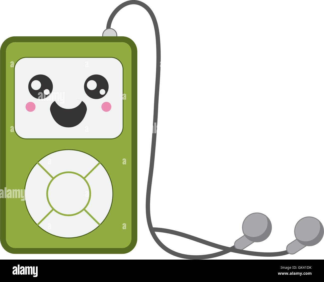 kawaii mp3 player icon Stock Vector Image & Art - Alamy