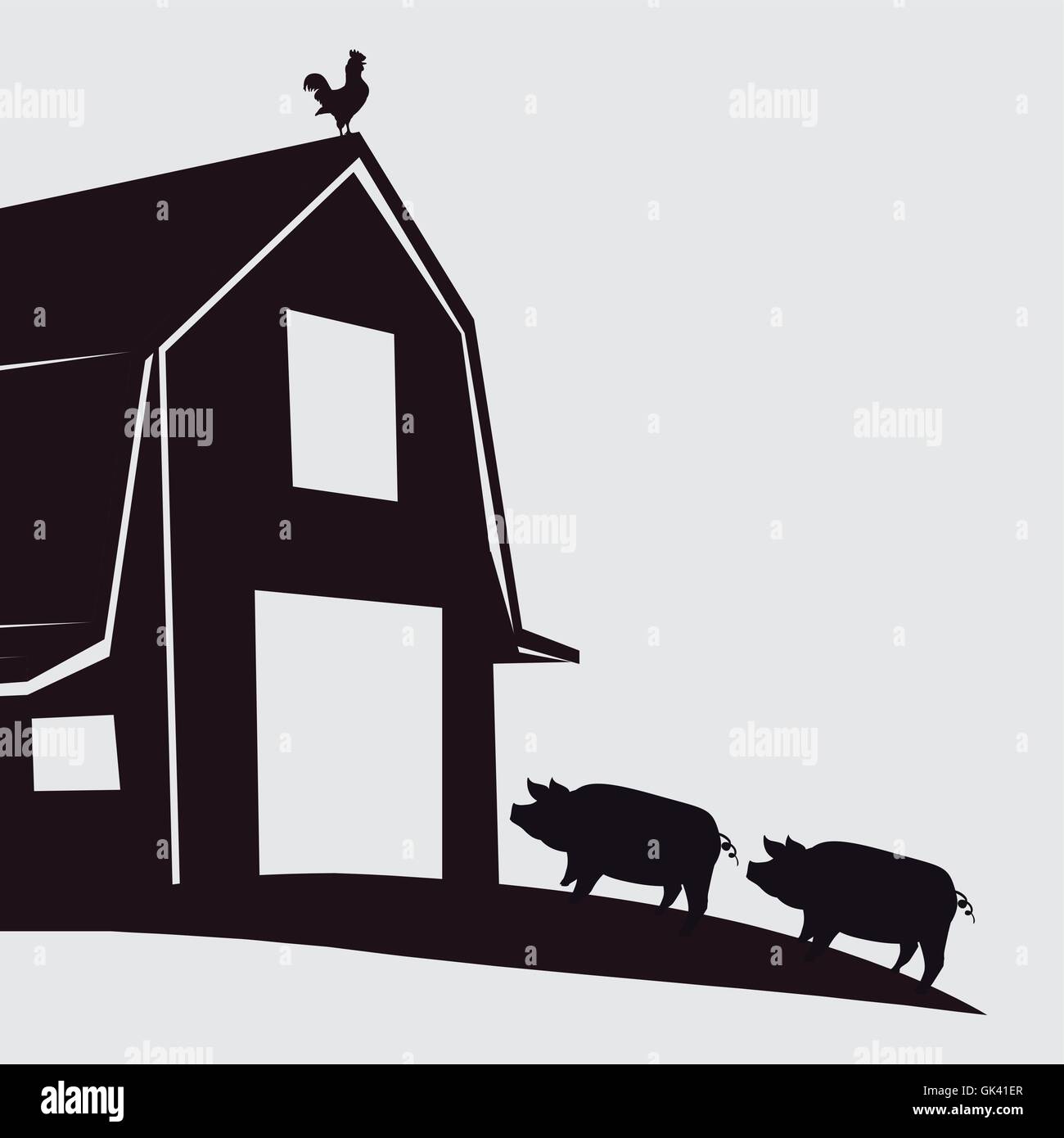 Stable crop Stock Vector Images - Alamy