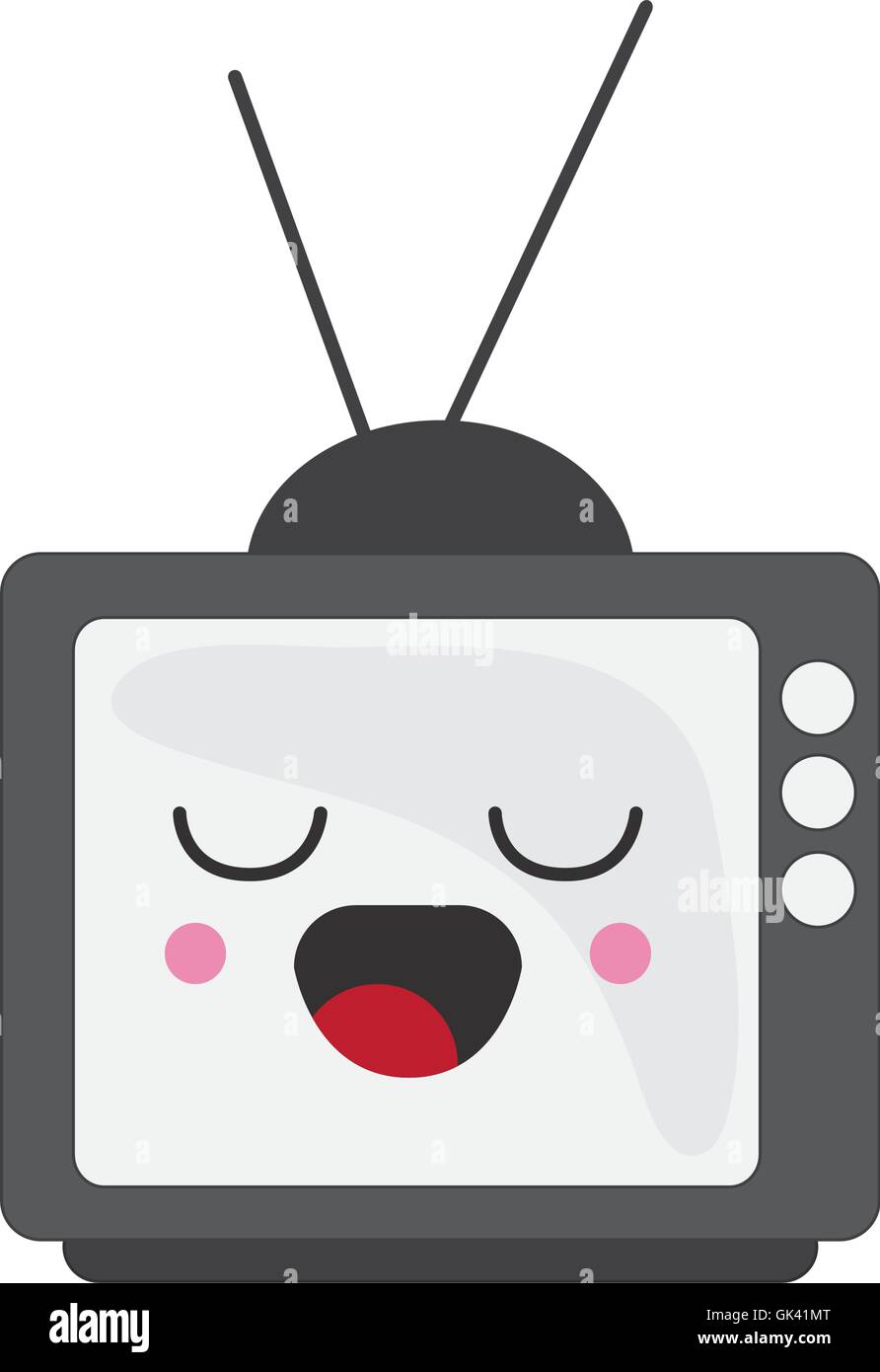 Kawaii tv cartoon hi-res stock photography and images - Alamy