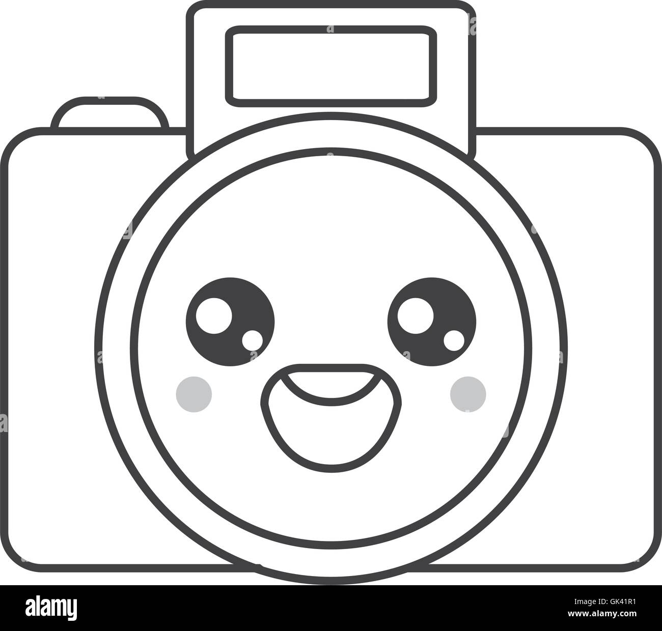 kawaii photographic camera icon Stock Vector Image & Art - Alamy