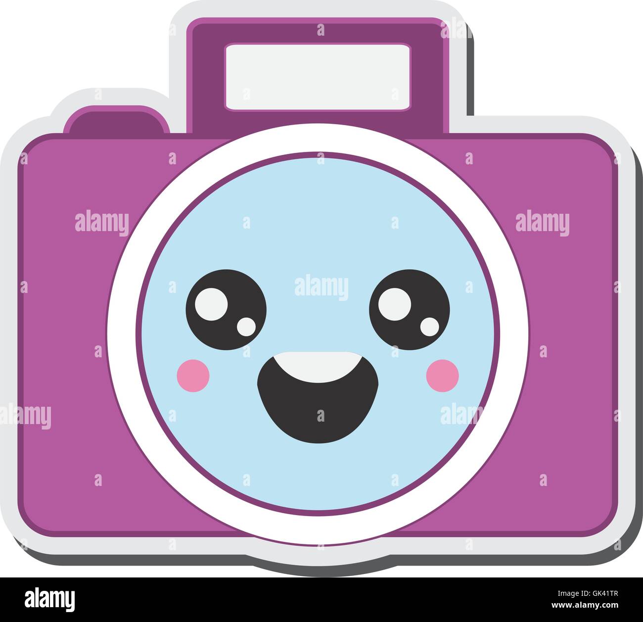 kawaii photographic camera icon Stock Vector Image & Art - Alamy