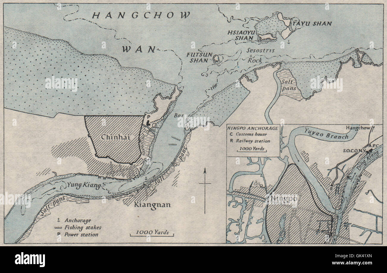 Ningbo map hi-res stock photography and images - Alamy