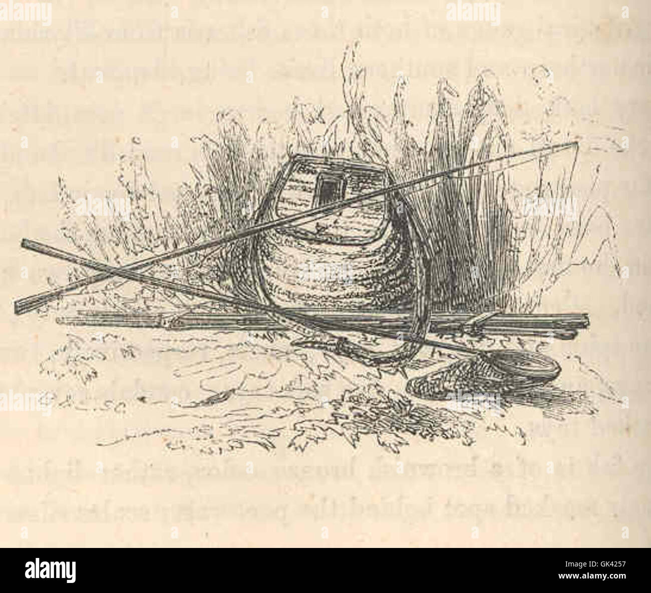 A creel is a traditional basket used to hold fish caught during fishing ...