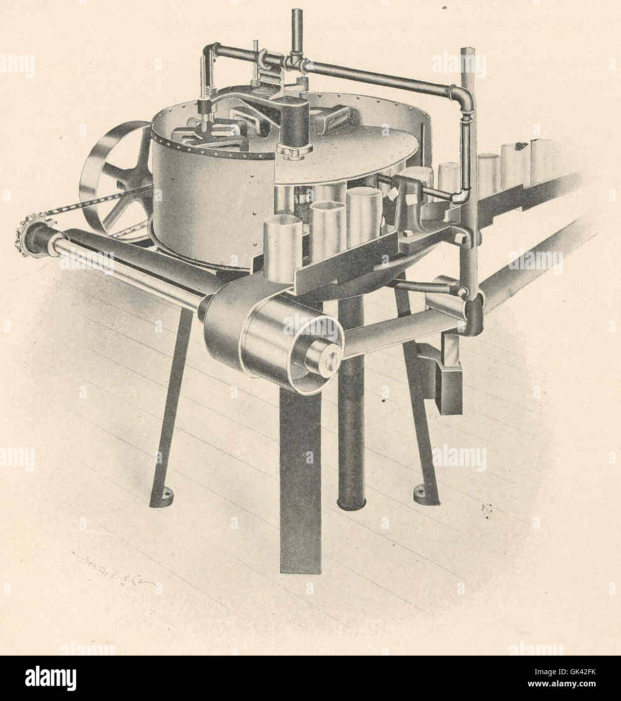 The image shows a Kellington Rotary Can Washer manufactured by Schaake ...