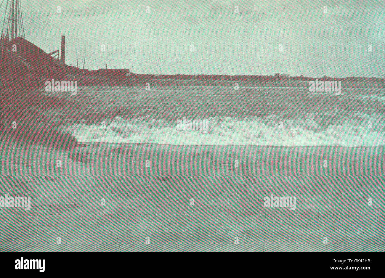 The Bay of Fundy, known for having the highest tides in the world ...