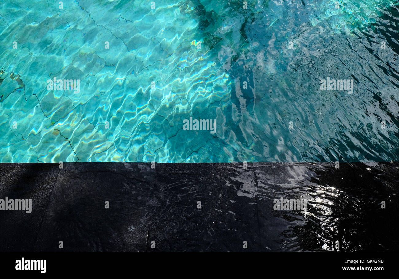 Ripples in the water of a swimming pool Stock Photo - Alamy