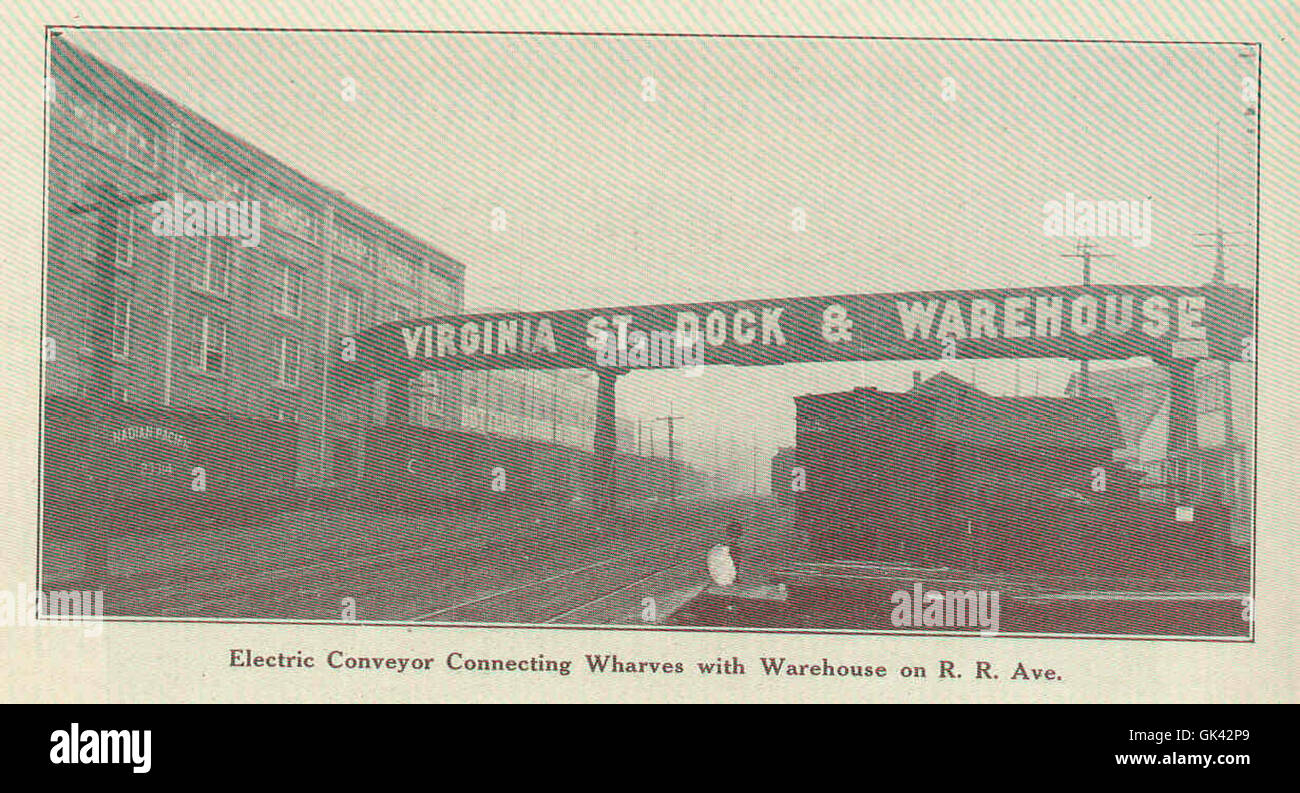 This image depicts the Virginia St Dock and Warehouse in Seattle ...
