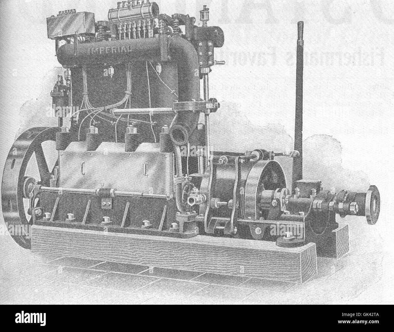 The Imperial engine, an advanced model featuring improvements to the ...