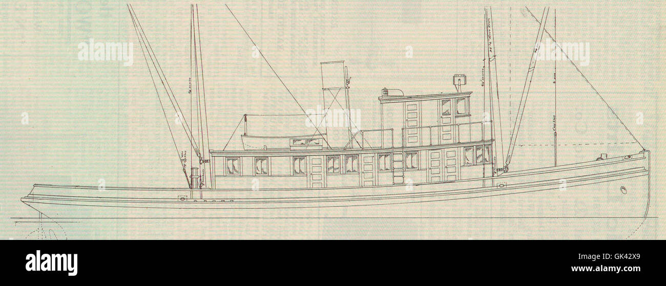 The Superior, the largest motor tug ever built, is seen here in an ...