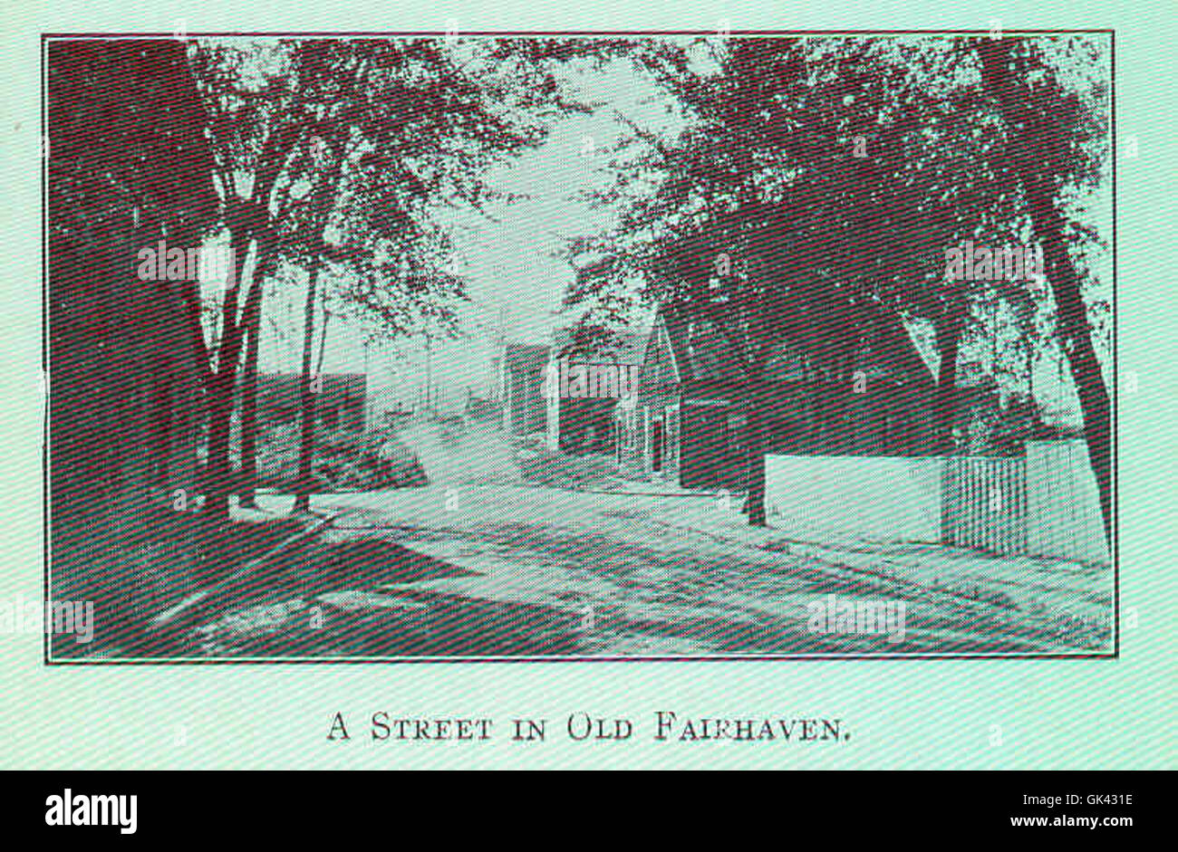 A street in Old Fairhaven, showcasing the architecture and layout ...