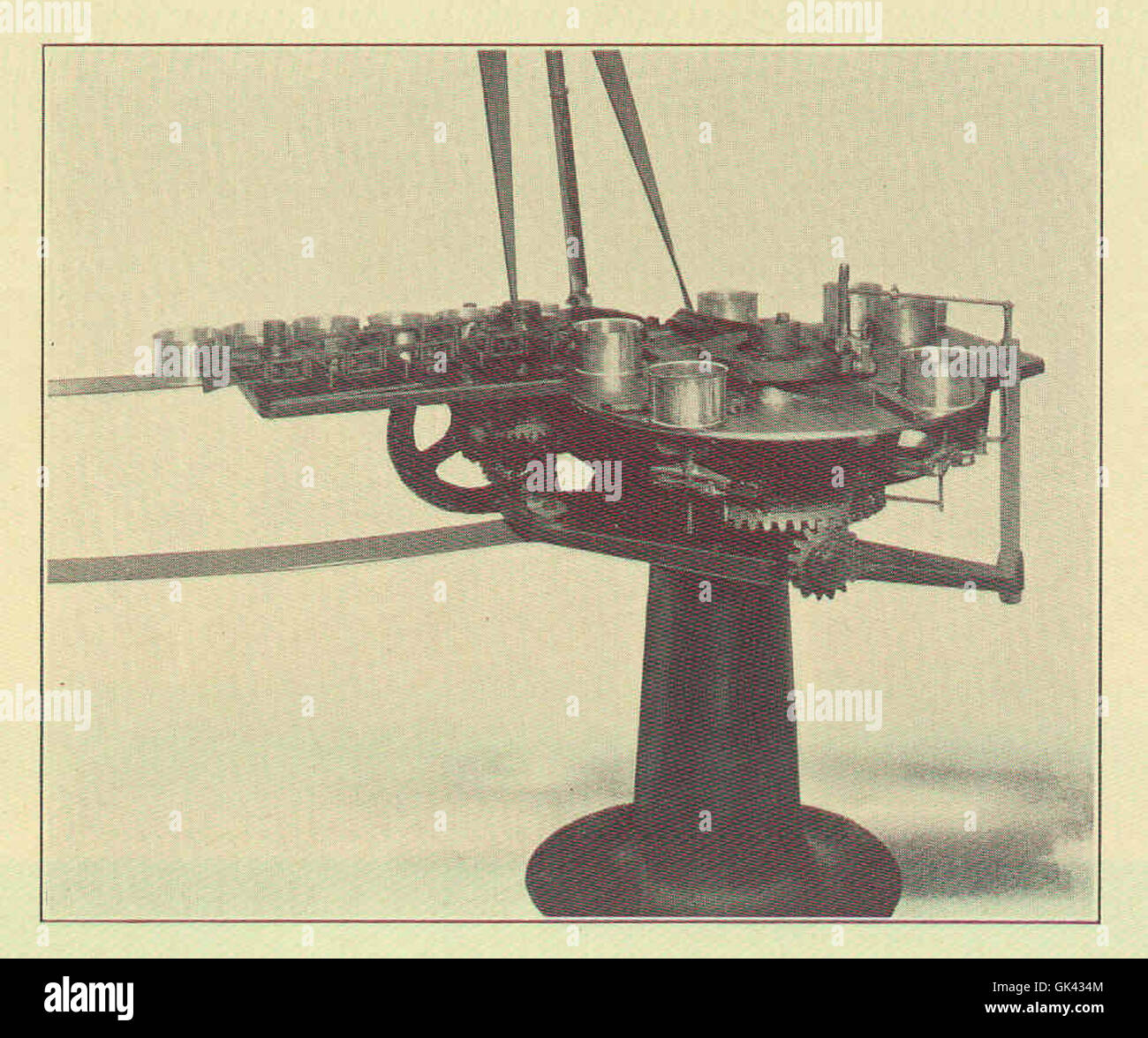This weighing machine, manufactured by Burpee & Letson, Ltd, was ...