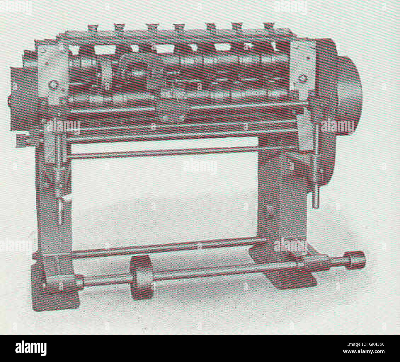 The image shows an automatic slitter and grinding attachment ...