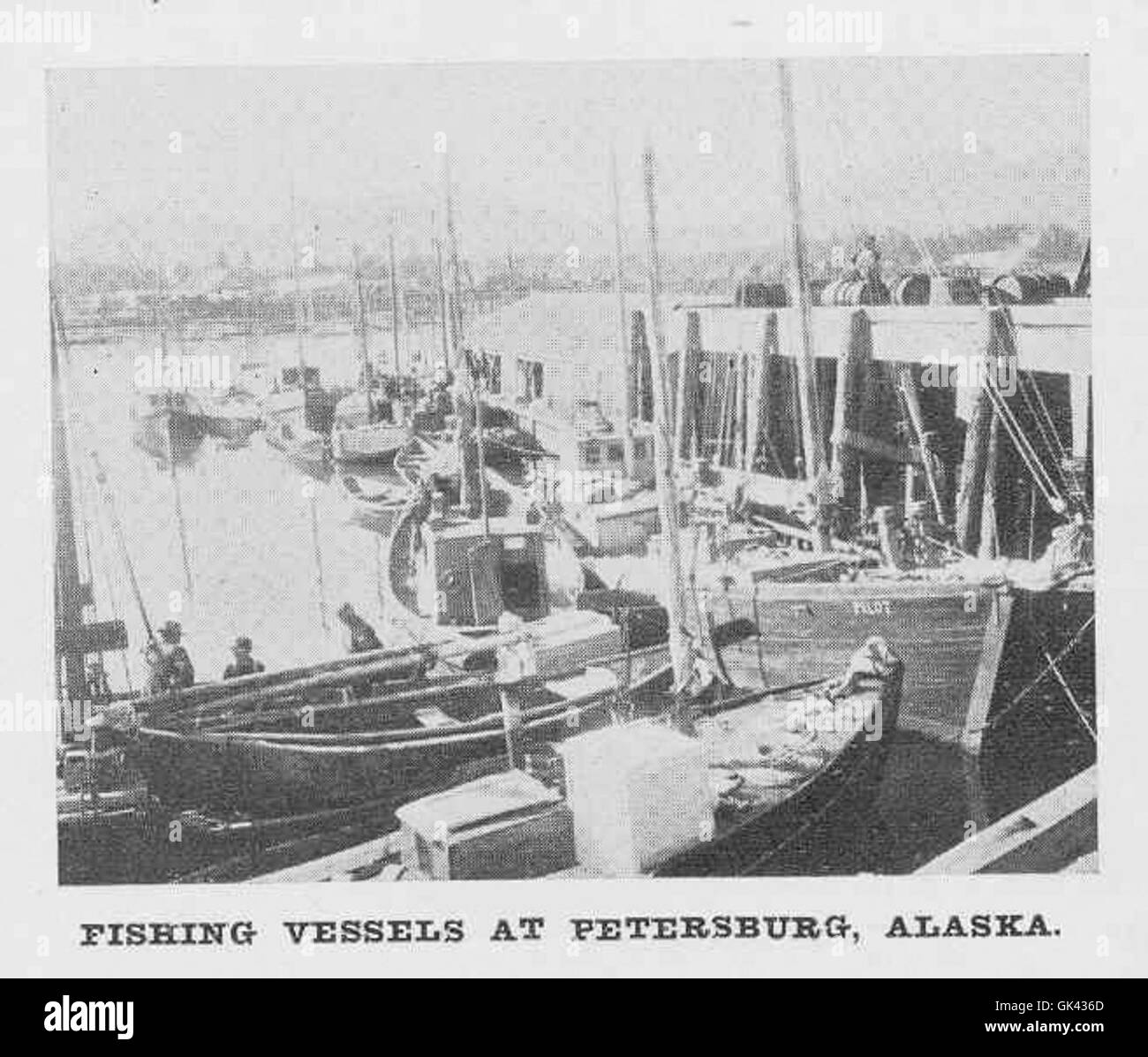 Fishing vessels docked at Petersburg, Alaska, a hub for commercial ...