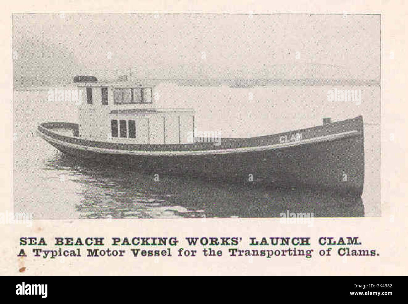 The 'Launch Clam' is a typical motor vessel used by the Sea Beach ...