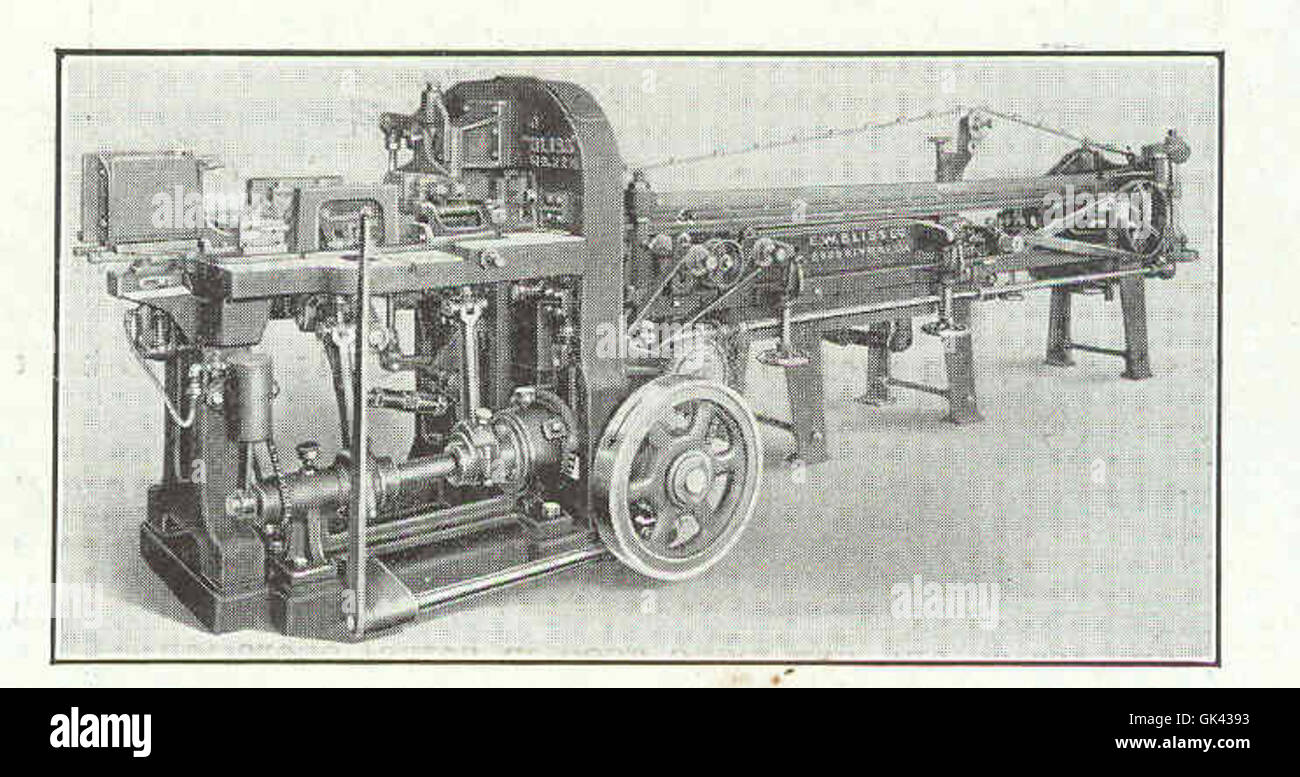 The Bliss No 22-N Lock-and-Lap Seam Body Maker is a machine used in the ...