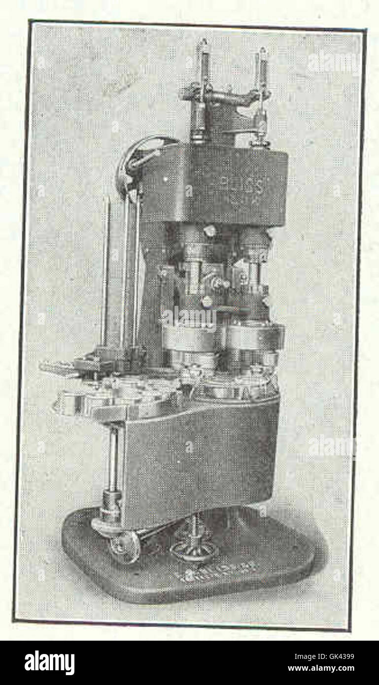 The Bliss Sanitary Can Double Seamer no 71-K is a machine used in the ...