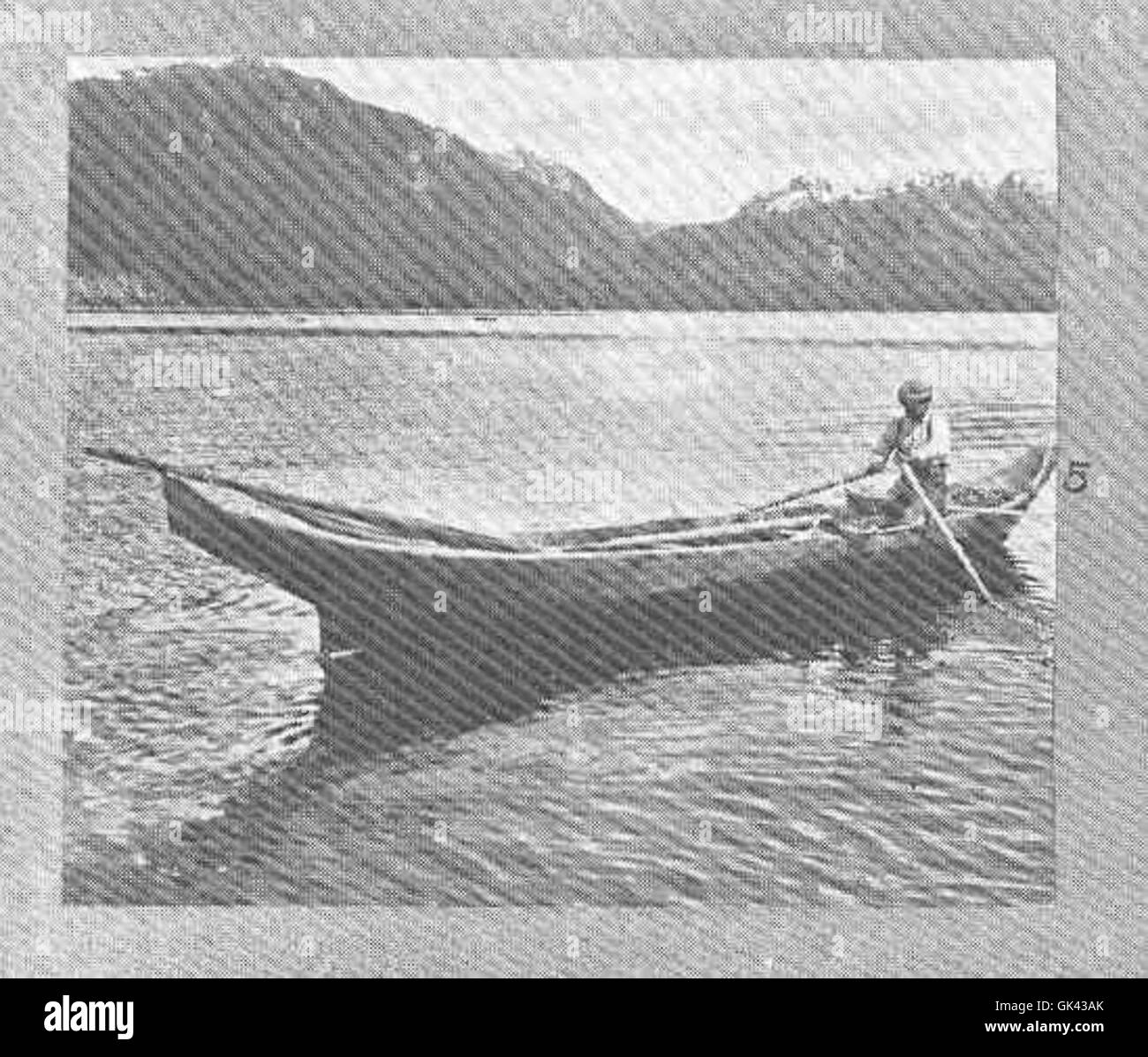 An Alaska Native fisherman heads to the salmon trolling grounds, with a ...