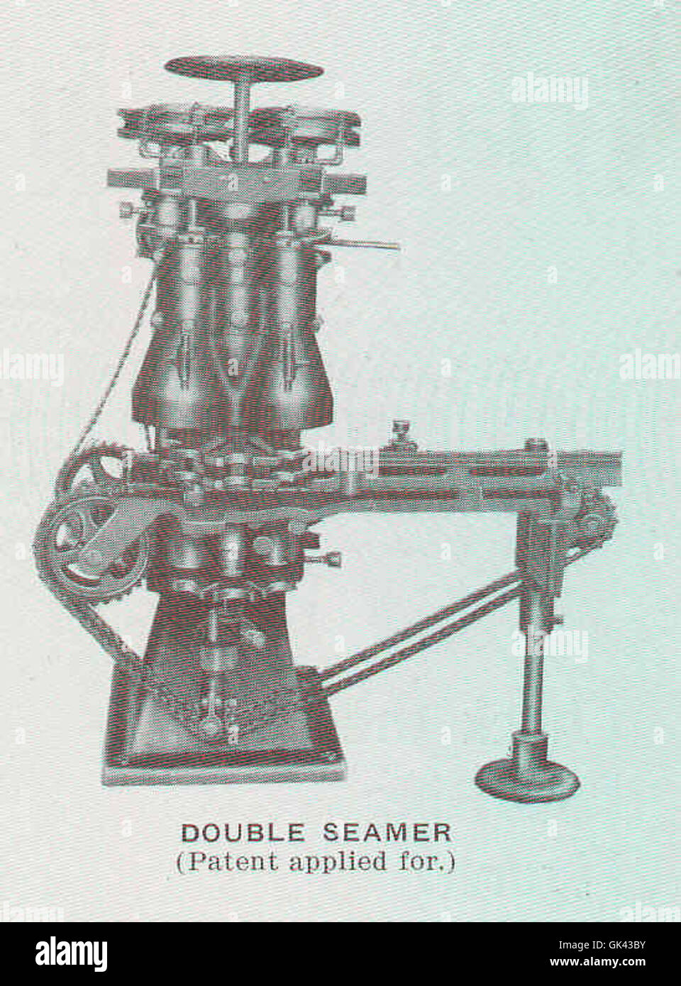 The *Double Seamer*, designed and manufactured by Burpee & Letson, Ltd ...
