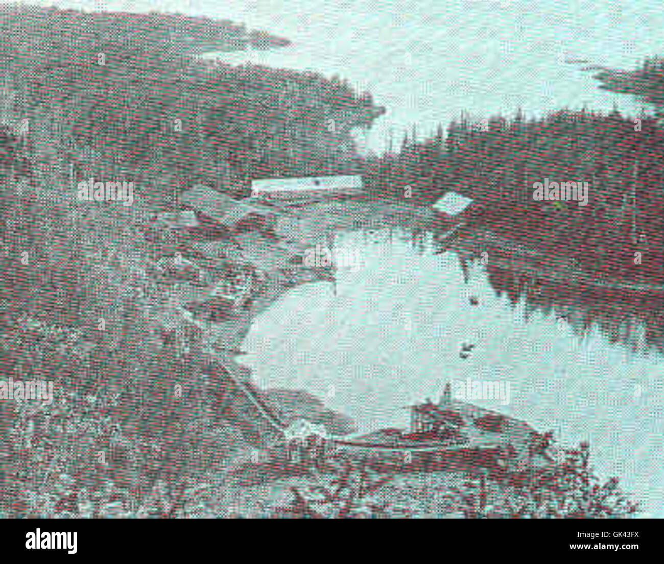 The U.S. Whaling Company's station at Port Armstrong, Washington, was a ...