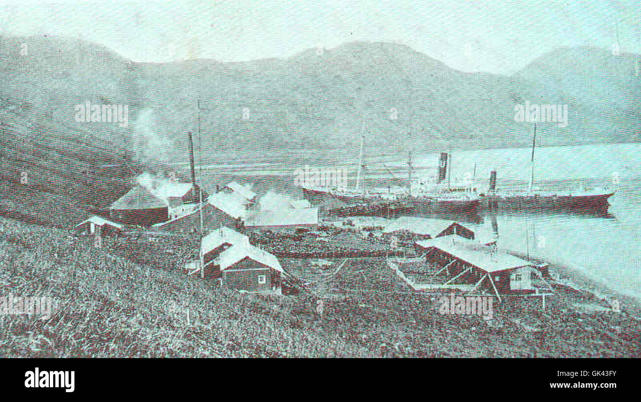 44971 North Pacific Sea Products Co's Station at Akutan Harbor Stock ...