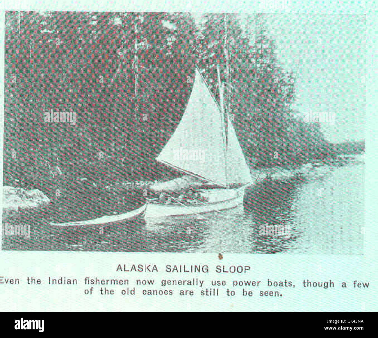 45092 Alaska Sailing Sloop Even the Indian fishermen now generally use ...