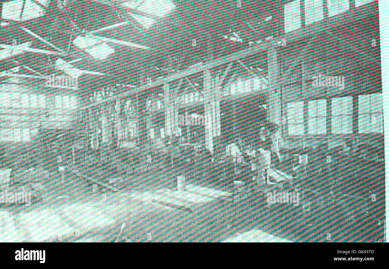 This image depicts an iron foundry measuring 150 x 285 feet, one of the ...