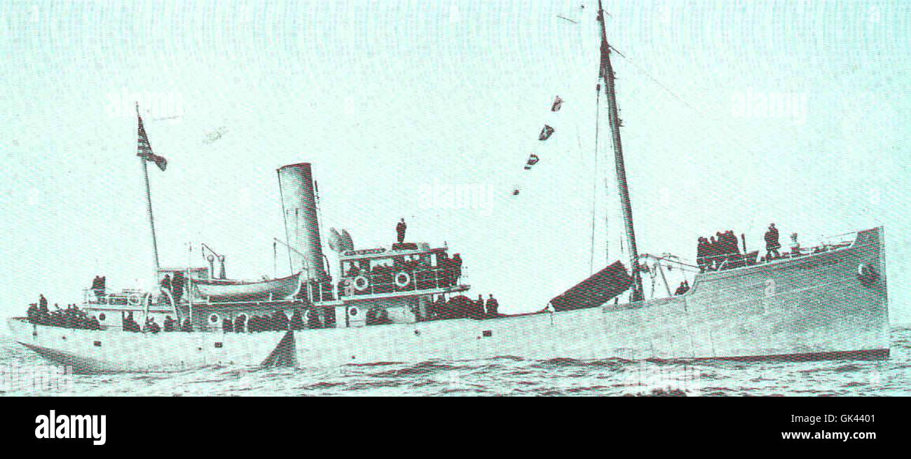 A trawler equipped with cutting-edge technology, including a wireless ...