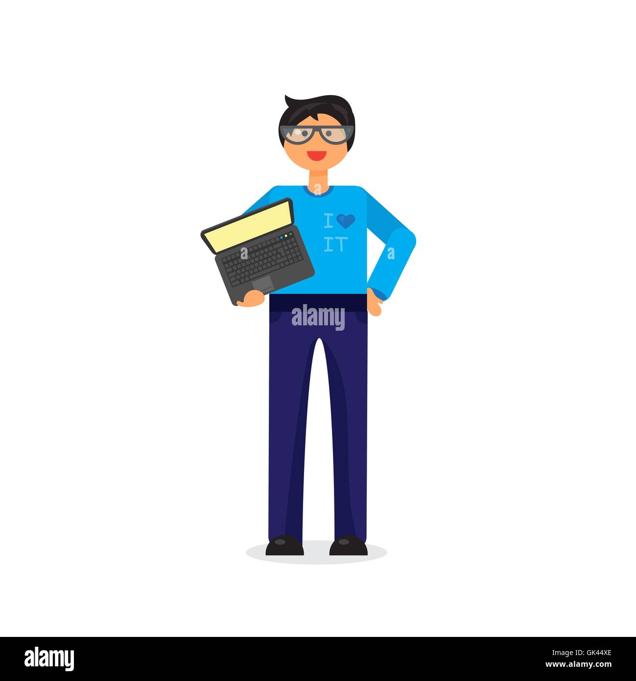 Employee installation Stock Vector Images - Alamy