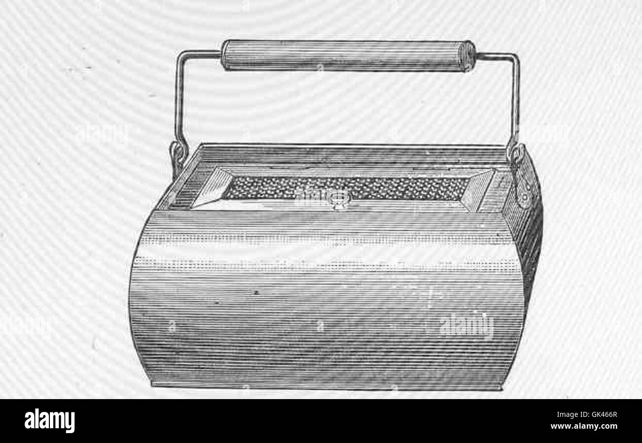 Zinc bait cans, used historically in the fishing industry, designed to ...