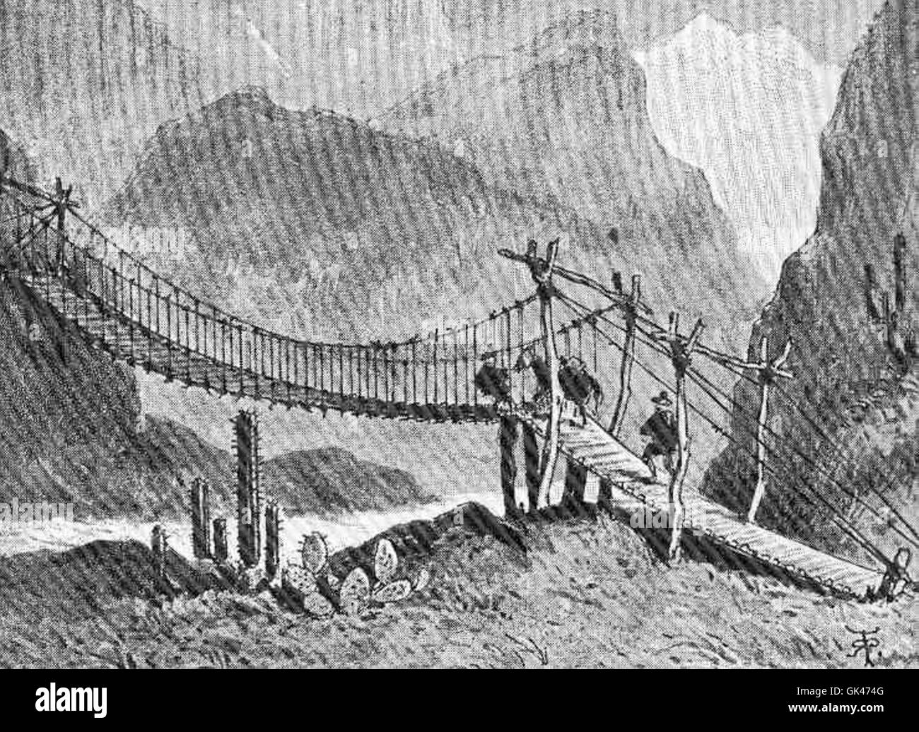 Hide Bridge in Santiago, Chile, is an important structural feature ...