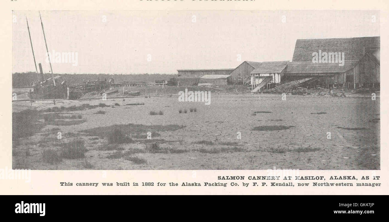 The first salmon cannery at Kasilof, Alaska, established in 1894, was a ...