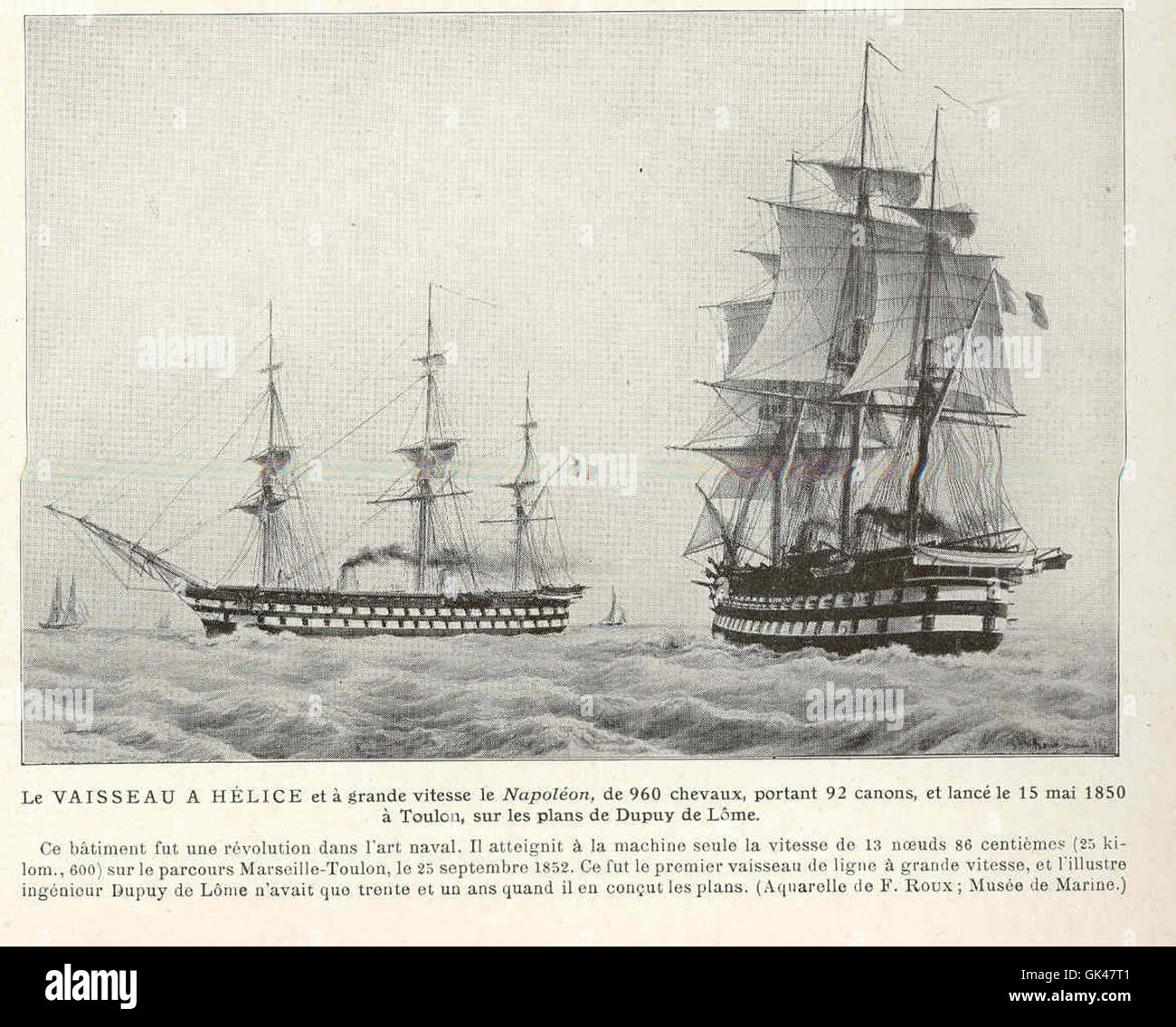 French warship napoleon hi-res stock photography and images - Alamy
