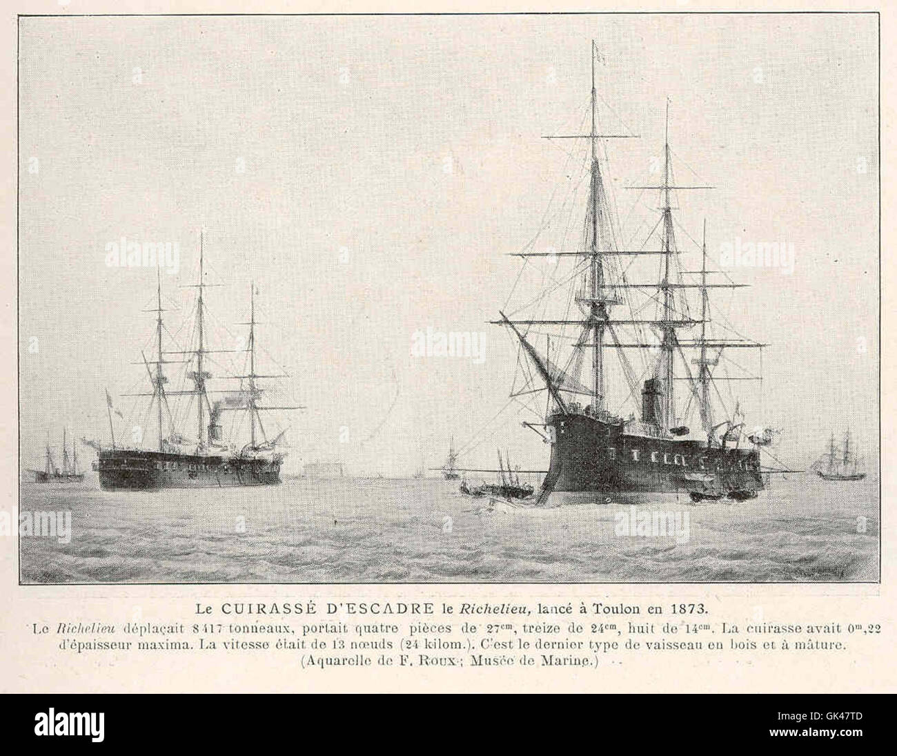 Richelieu battleship hi-res stock photography and images - Alamy