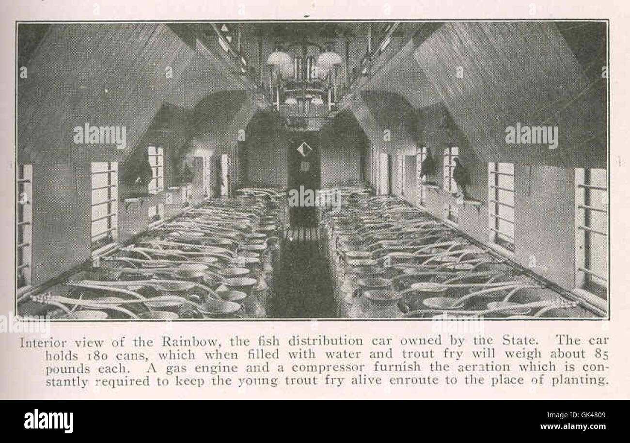 The 'Rainbow' is a fish distribution car owned by the State, designed ...