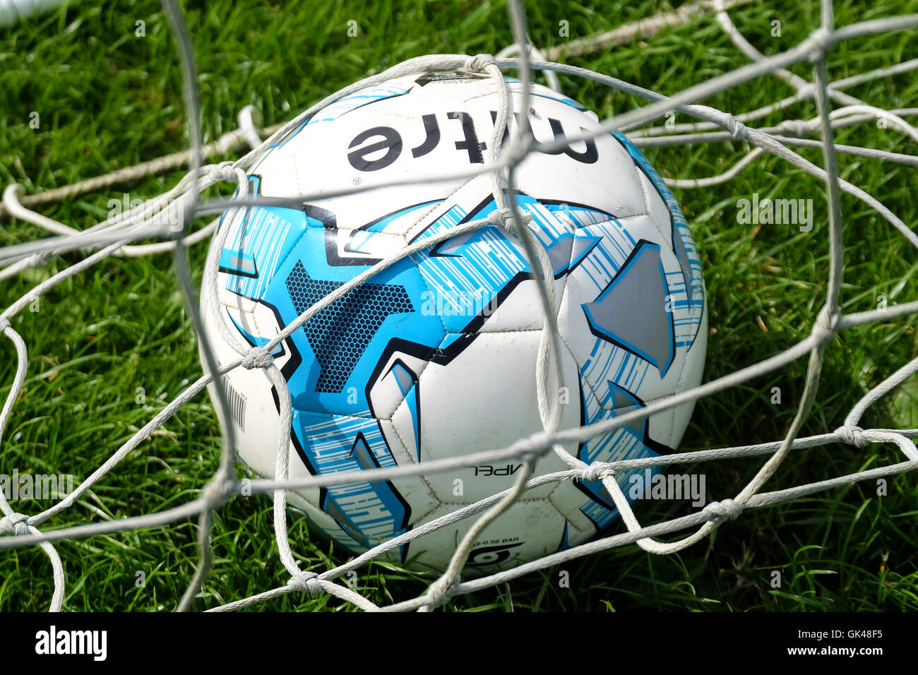football in nets Stock Photo - Alamy
