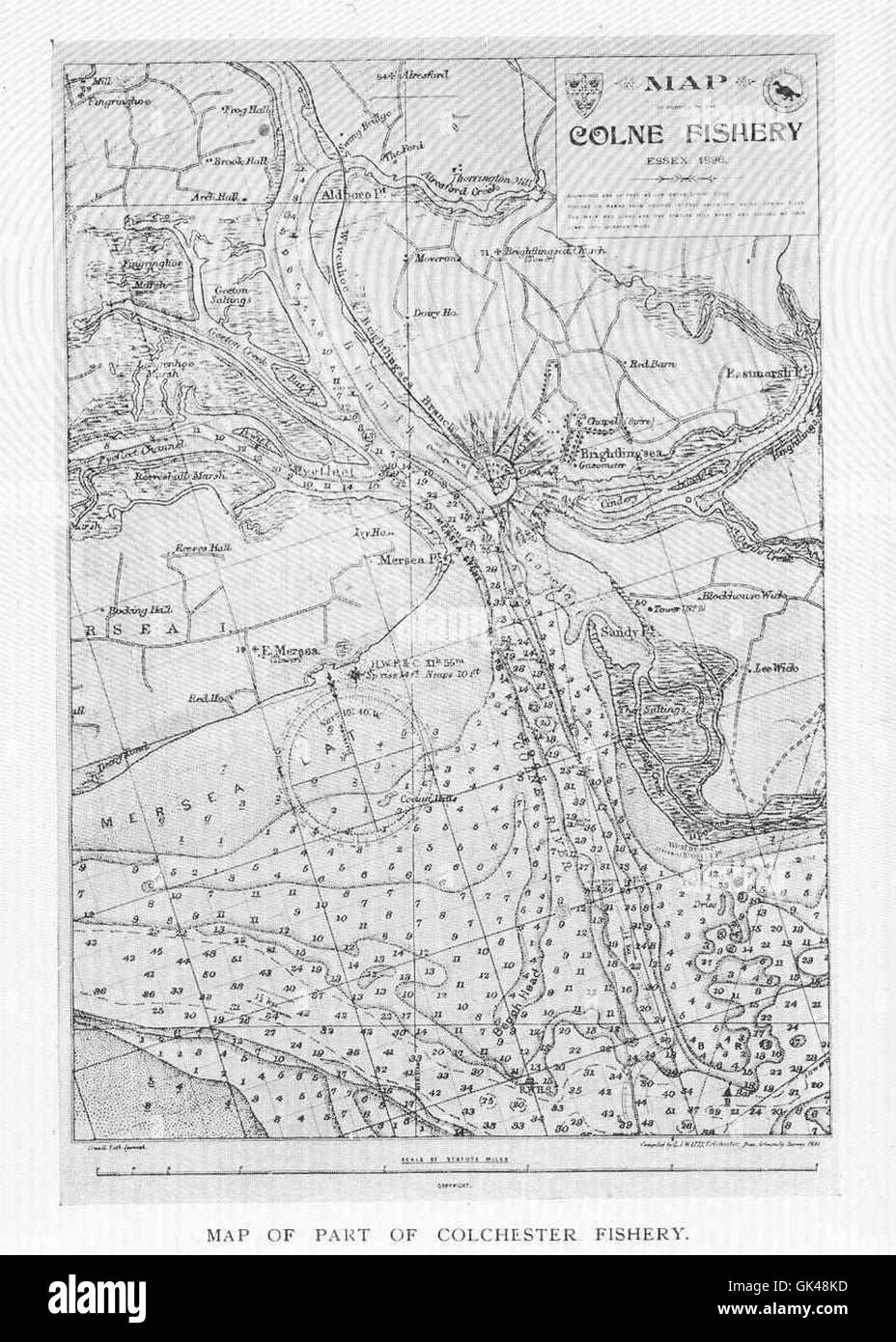 Map of colchester Black and White Stock Photos & Images - Alamy