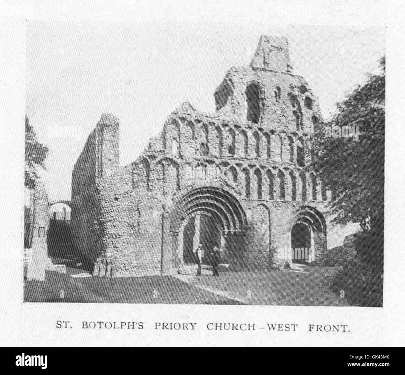St botolph's church colchester Black and White Stock Photos & Images ...