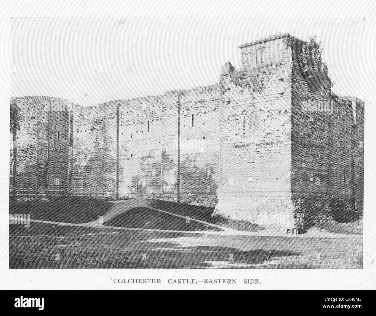 The eastern side of Colchester Castle, one of the best-preserved Norman ...