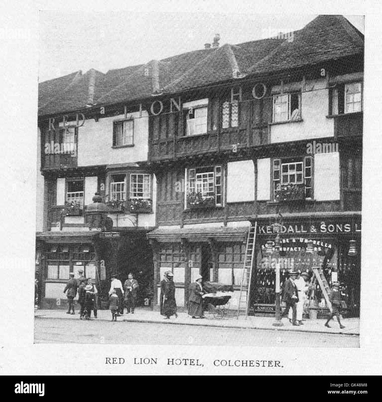 Old red lion Black and White Stock Photos & Images - Alamy