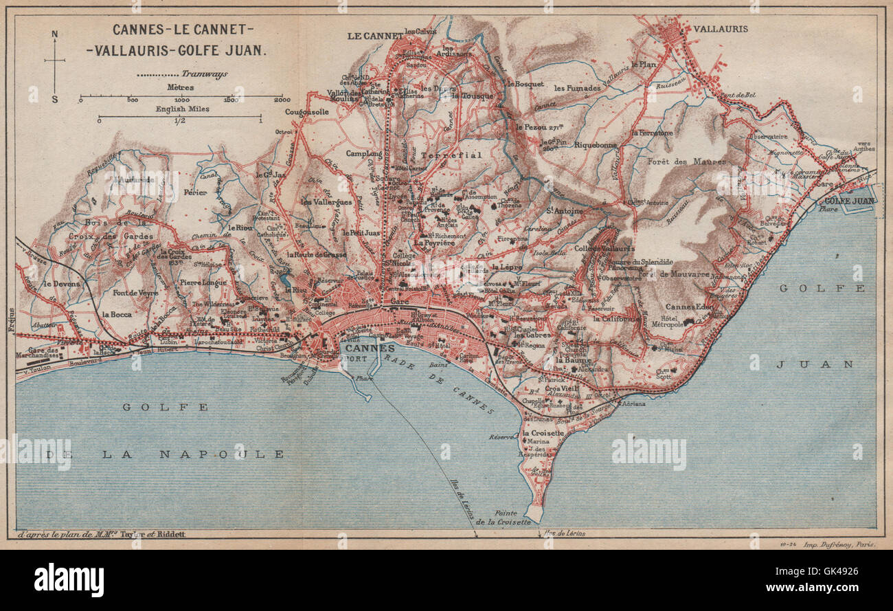 CANNES & environs. Le Cannet vallauris Golfe-Juan. Alpes-Maritimes ...