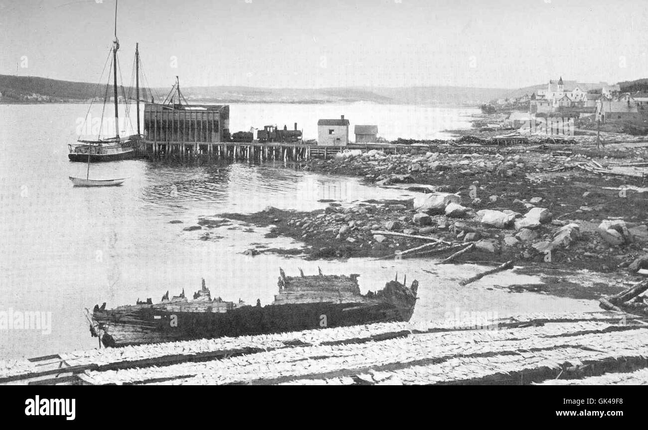 Fish curing in Nova Scotia involves the preservation of fish by salting ...