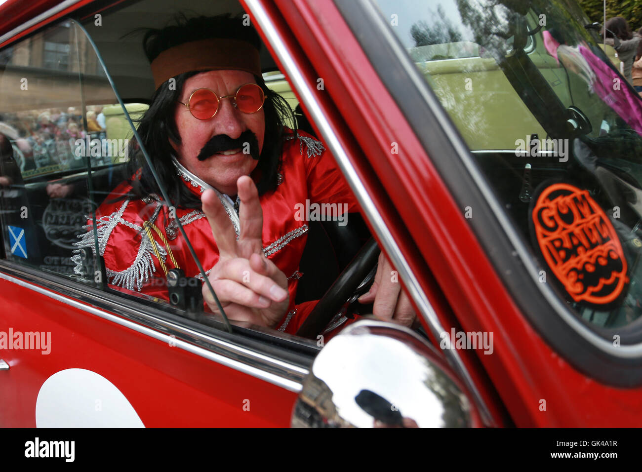 The Gumball 3000 Rally arrives in Scotland's capital, Edinburgh. David ...