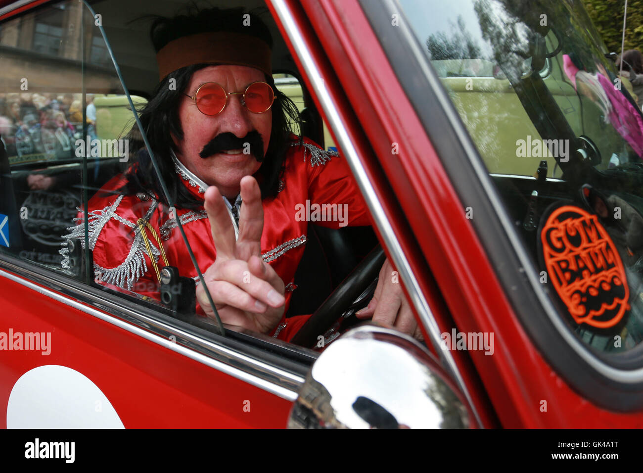 The Gumball 3000 Rally arrives in Scotland's capital, Edinburgh. David ...