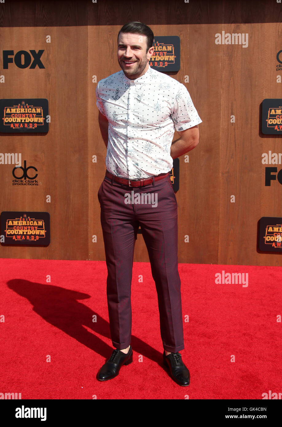2016 American Country Countdown Awards - Arrivals Featuring: Sam Hunt ...