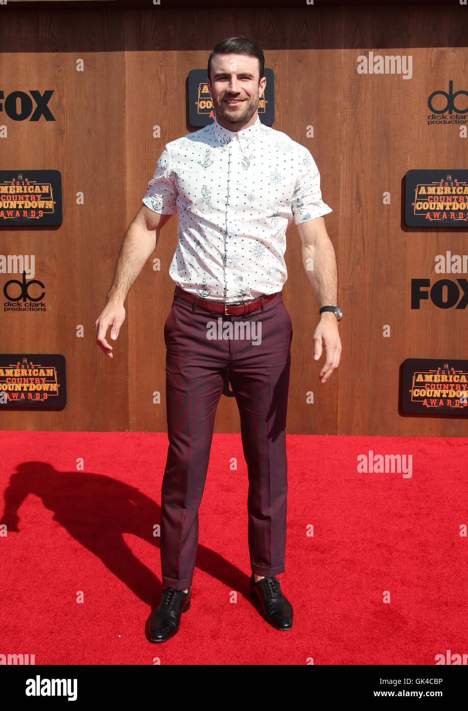 2016 American Country Countdown Awards - Arrivals Featuring: Sam Hunt ...